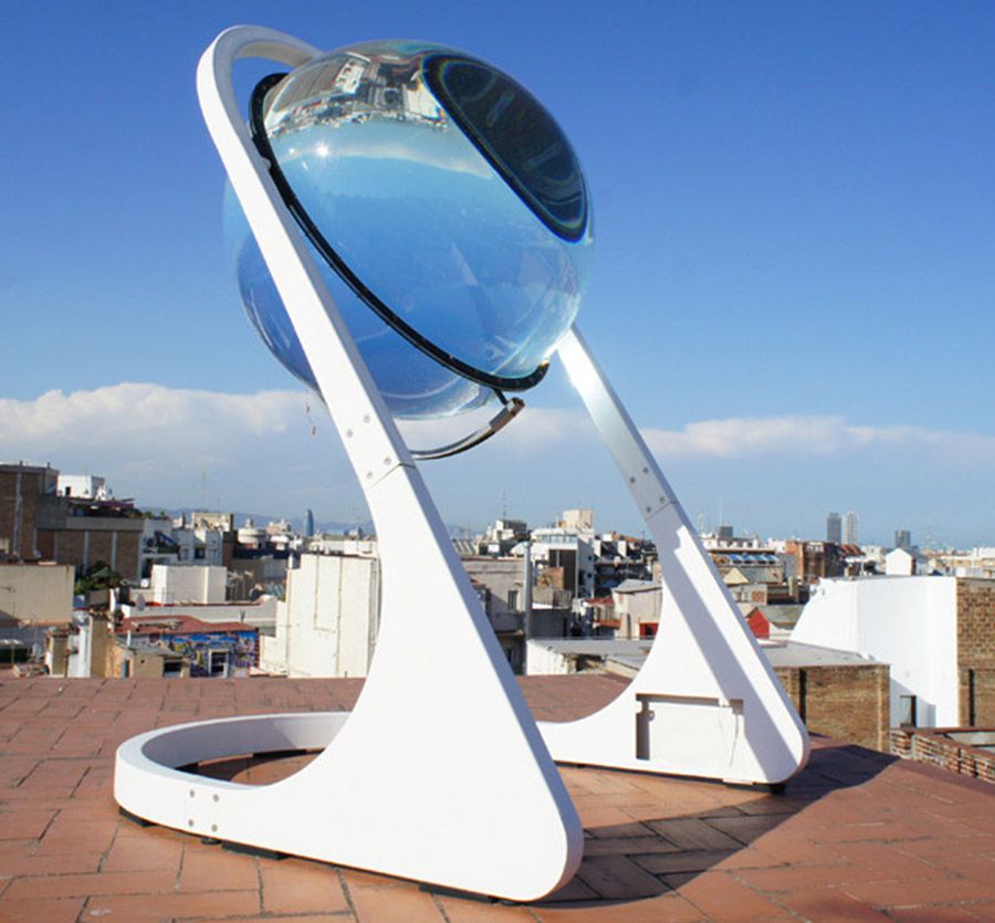 Look into the Future with This 'Crystal Ball' Spherical Sun Power Generator