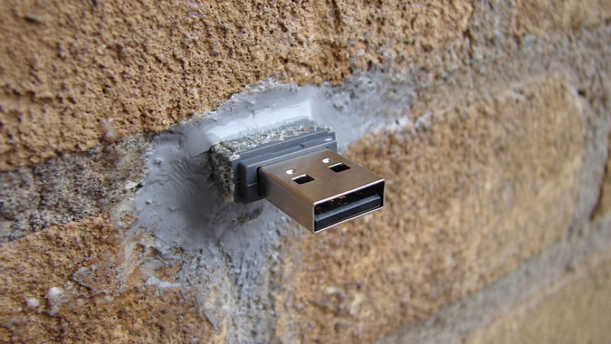 These USBs Hidden in Walls Are Part of a Mysterious File-Sharing ...
