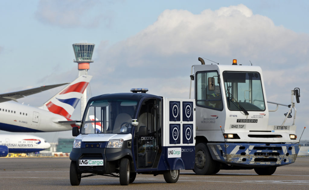 Heathrow Airport Conducts First Trail of Newest Autonomous Airside Vehicles