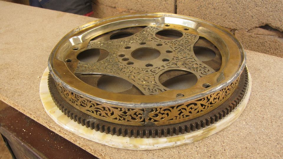 Building a Mercedes V12 Engine Sculpture from 53 Different Materials