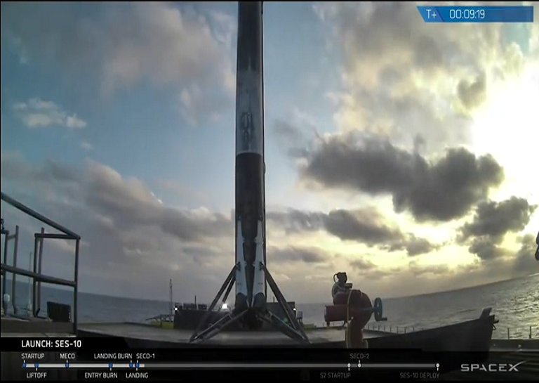 Watch SpaceX Successfully Launch and Land Used Falcon 9 Rocket