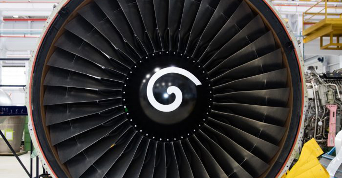 Here's Why Airplane Engines Have White Spiral Marks on Them