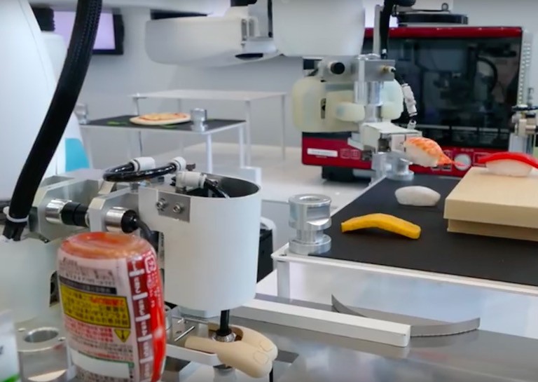 Kawasaki Adapts Robots to Perfectly Create Sushi
