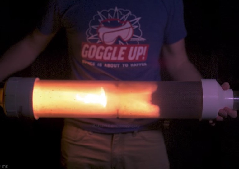 Combustion Chamber Explosions Recorded at 20,000 FPS