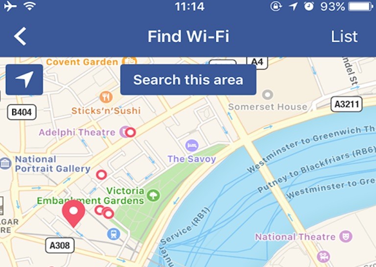 Facebook's New 'Find Wi-Fi' Feature Shows You Free Wi-Fi Hotspots Nearby