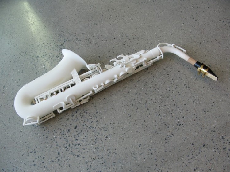 Olaf Diegel is making sweet music on a 3D printed alto saxophone