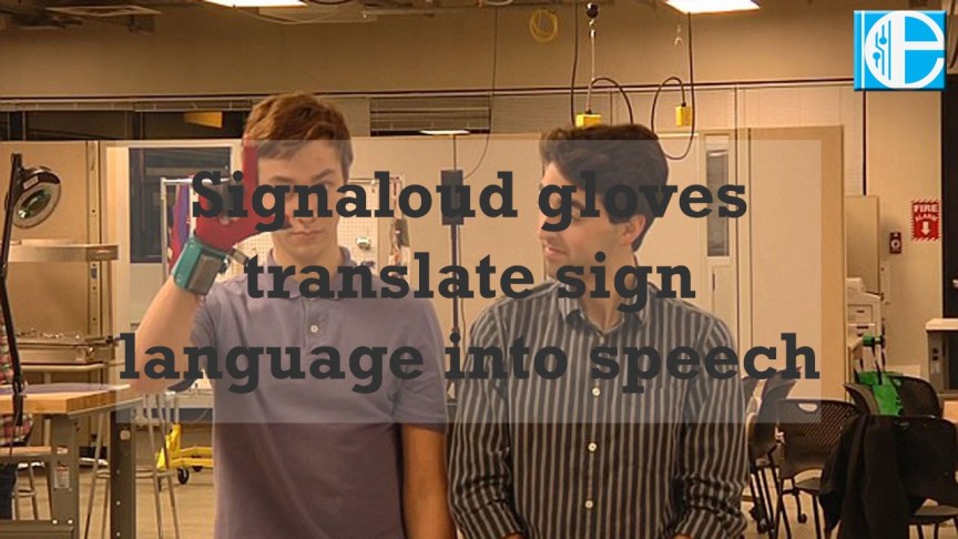 Two Students Invented Gloves that Convert Sign Language into Speech