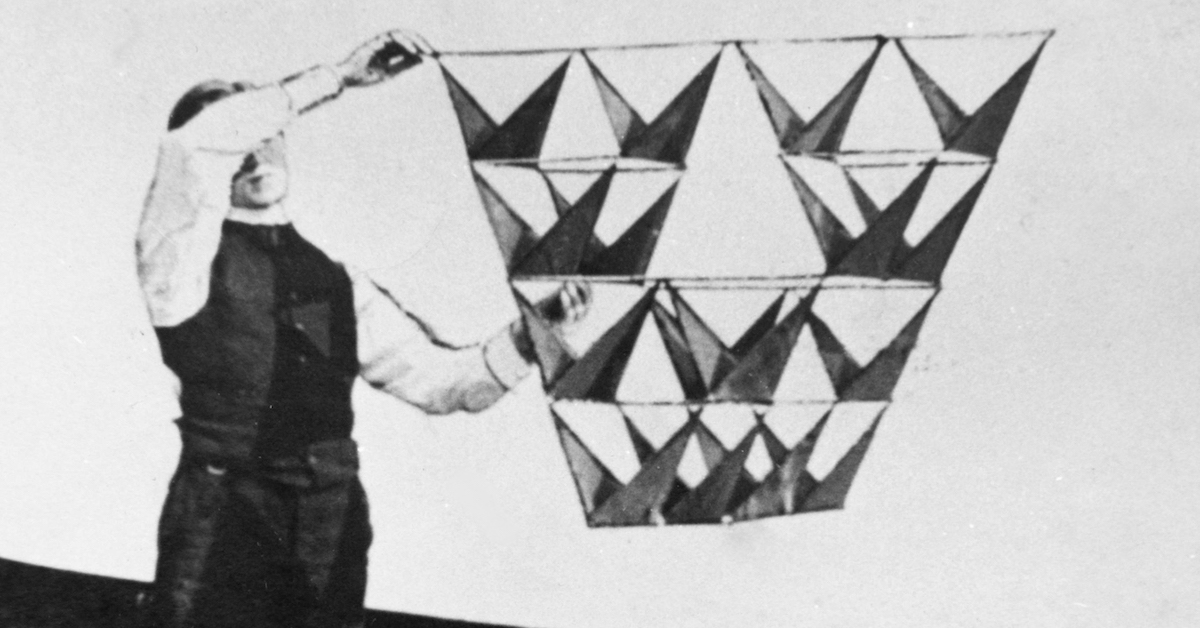 Alexander Graham Bell Thought Tetrahedral Kites Would Be the Future of ...