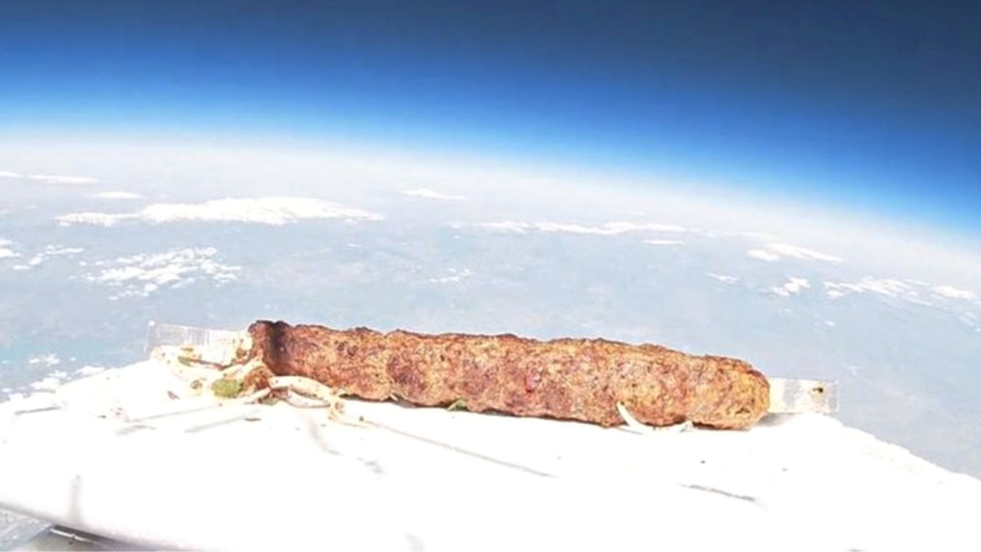 Turkey has 'launched' the world's first kebab to space. With a helium ...