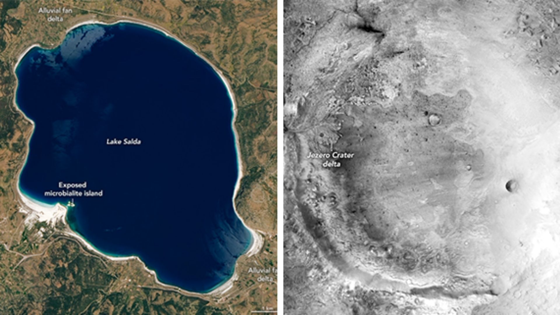 A Turkish Lake Is Oddly Similar to a Martian Crater | IE