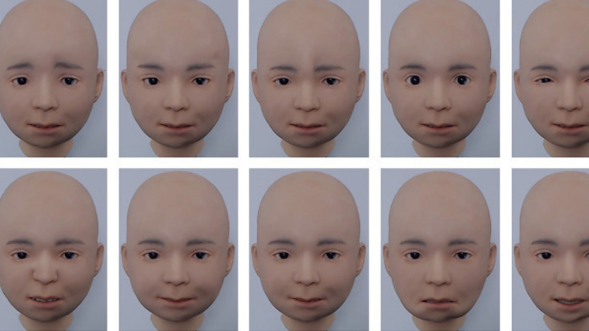 Scientists develop an 'android child' that can convey six facial ...
