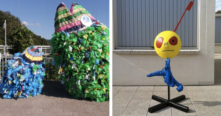 Recycled Art From Trash