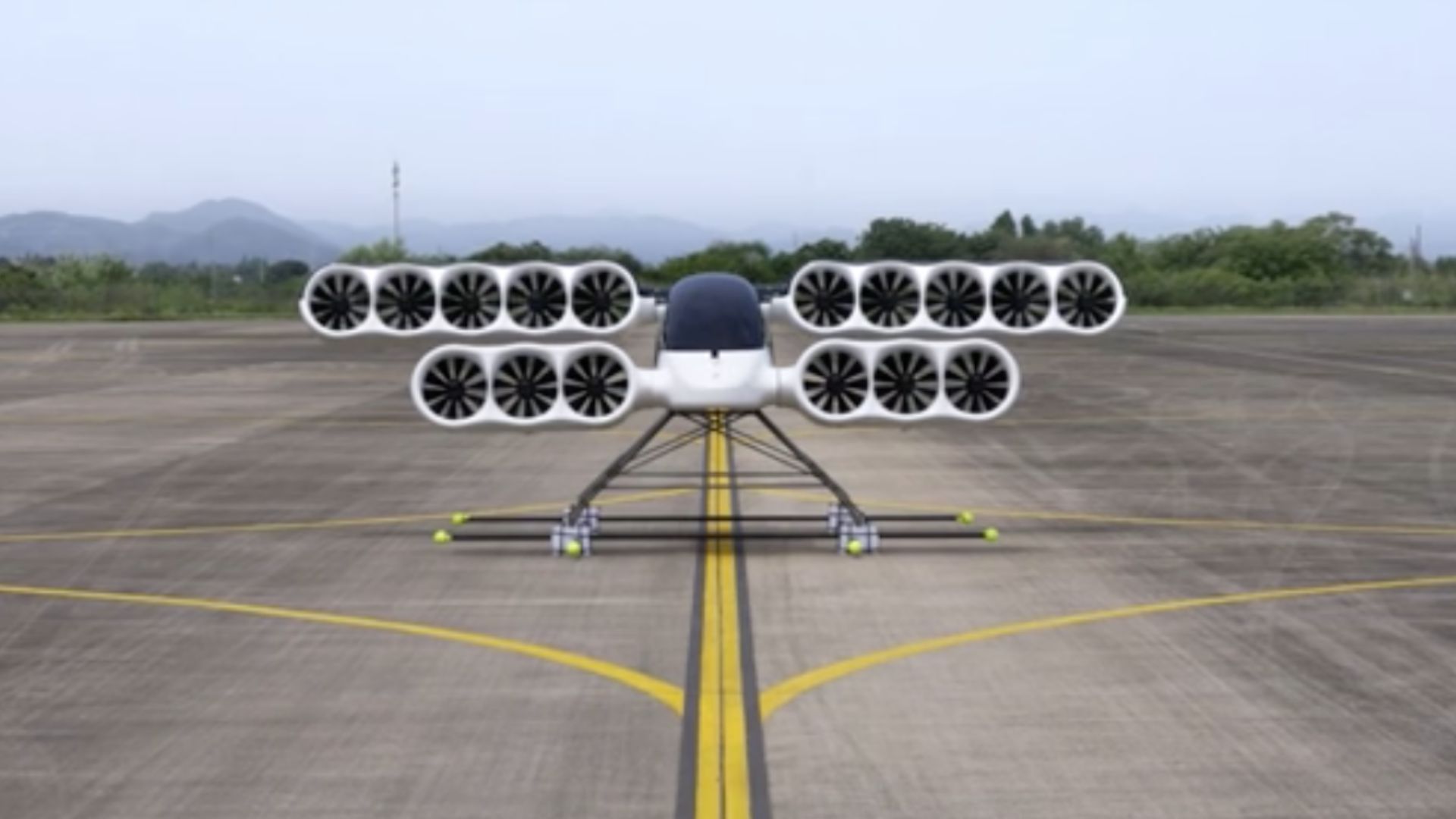 Flying taxi: Pantuo Aviation reveals the first footage of its prototype ...