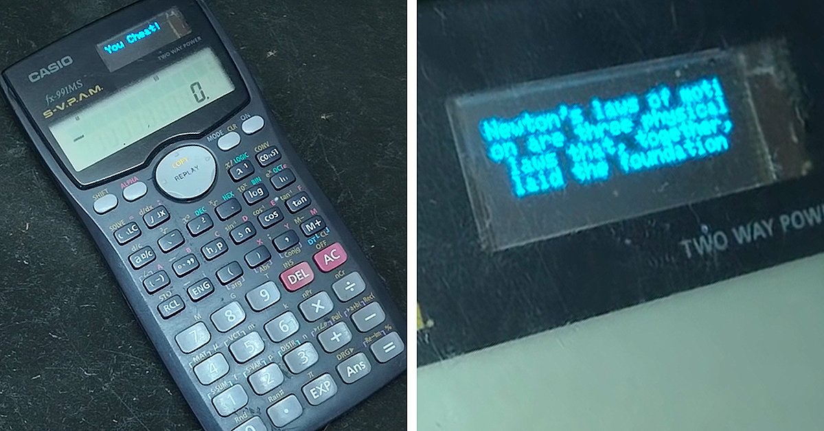 This Calculator Hack Turns a Boring Casio Into the Stealthiest Cheating ...