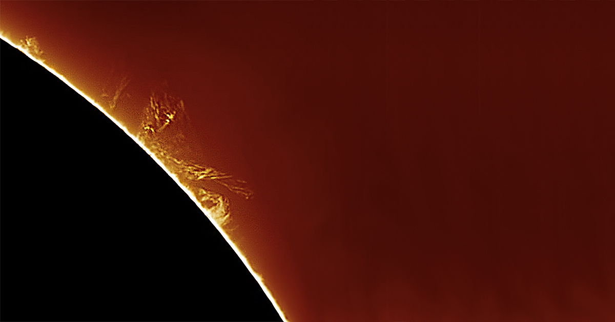 Reddit User Captured A Tornado on Our Sun from His Backyard