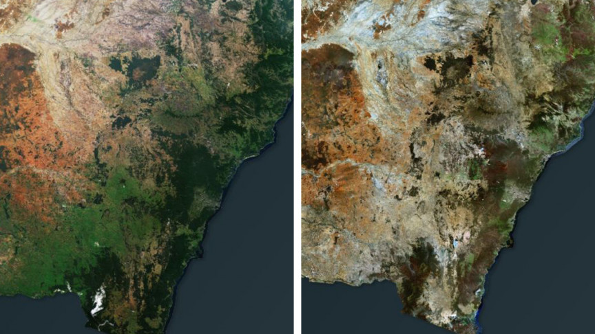 Alarming Before and After Images Show the Impact of Australia's Bushfires