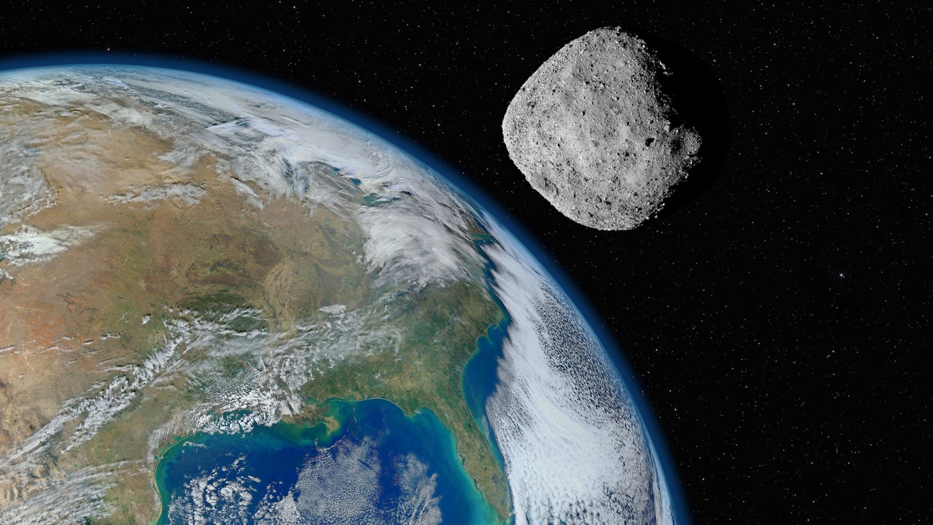 An asteroid flew past Earth from a blind spot at 14 miles a second