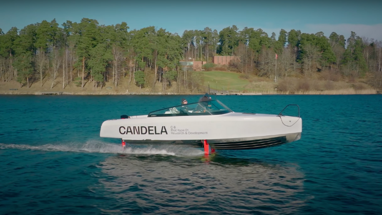 Candela Electric boat: Candela's electric hydrofoil speed boat ...