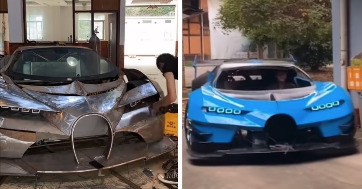 Mechanic Builds Drivable Bugatti Vision Gran Turismo Replica | IE