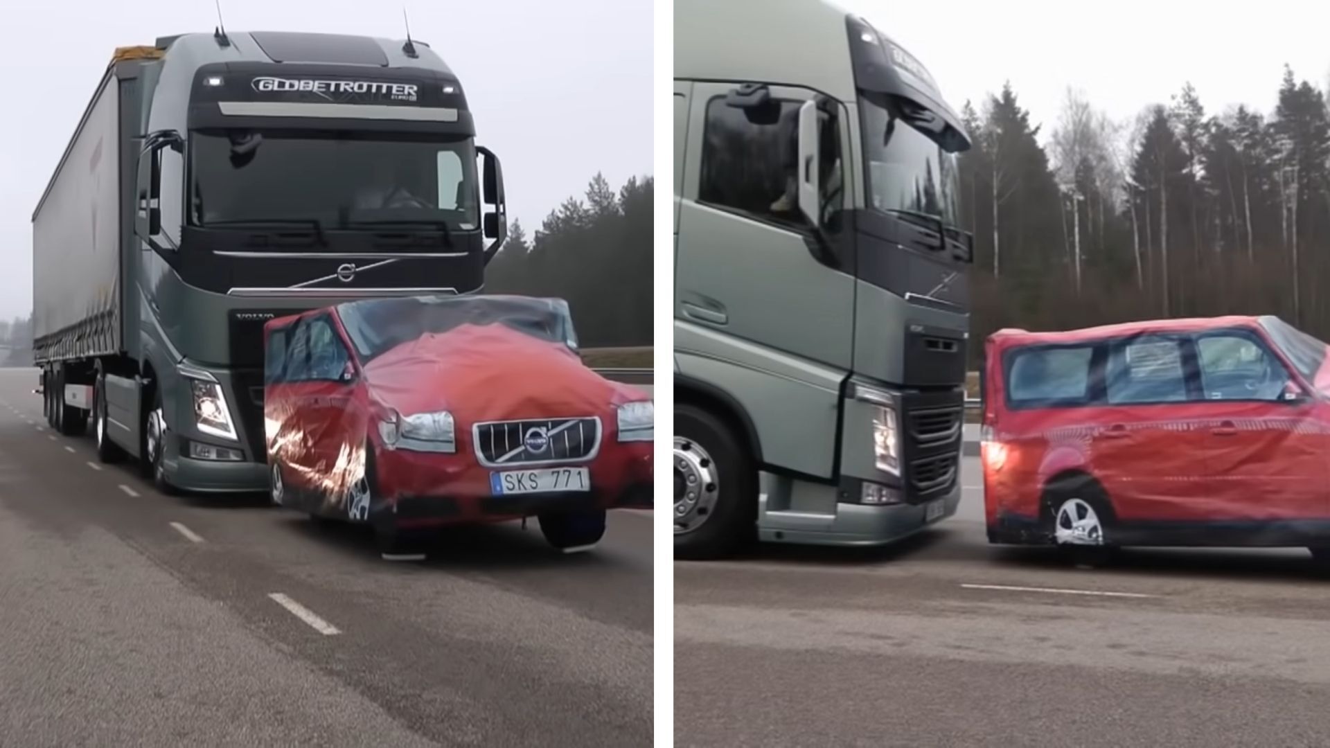 Watch: Volvo’s Self-Driving Truck Stop Just Inches From Virtual Doom