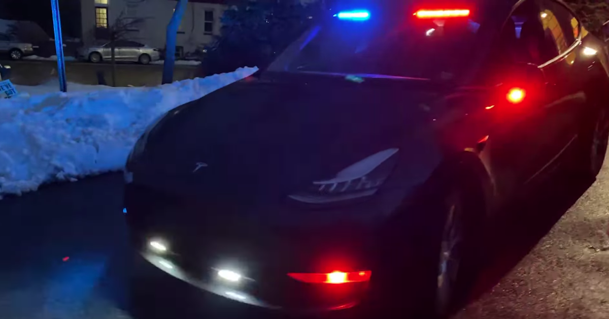 Long Range Tesla Model Y Commissioned as Police Vehicle in New York