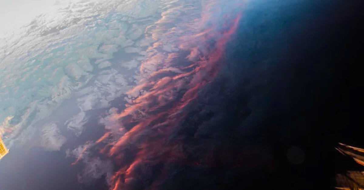 This Photo of a Sunset from Space Will Make Your Day