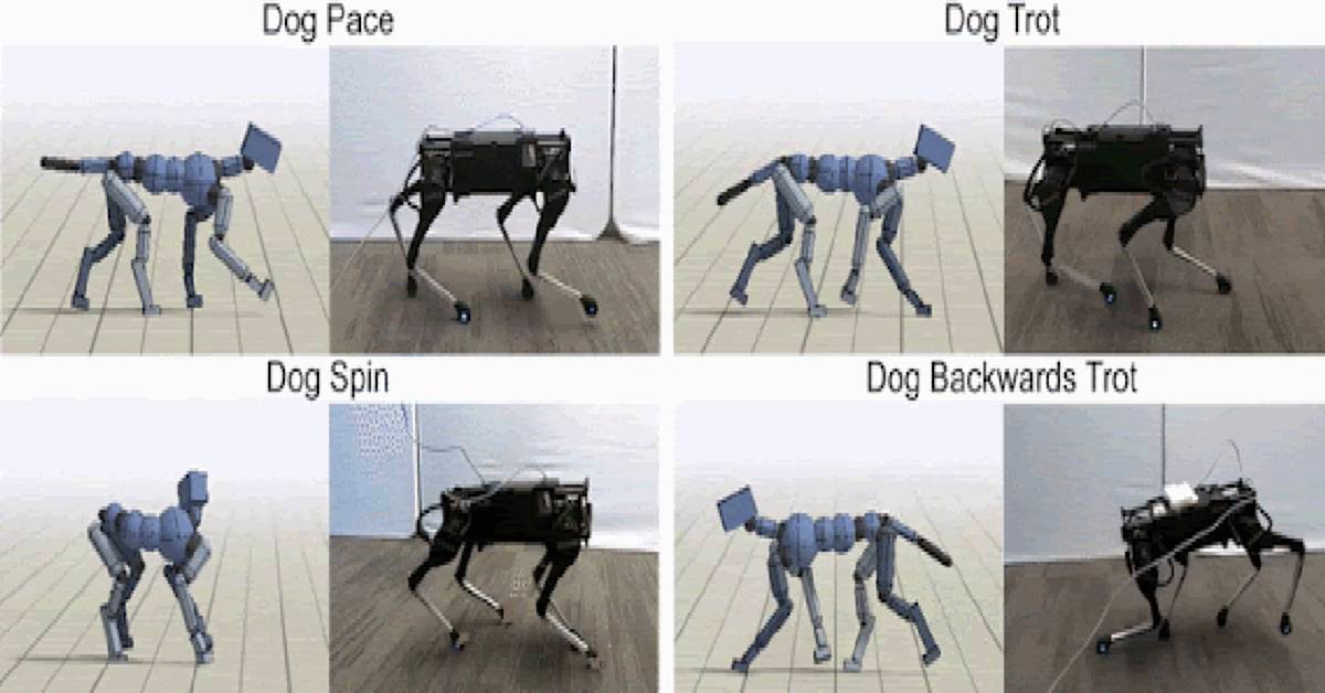 Google Researchers Use AI to Teach Robots to Move like Real Dogs