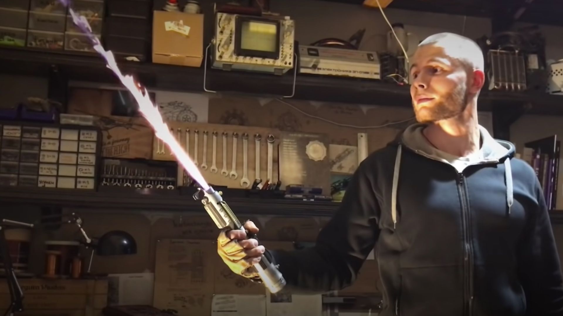 A DIY YouTuber Made a New Retractable Lightsaber. And He Broke the ...