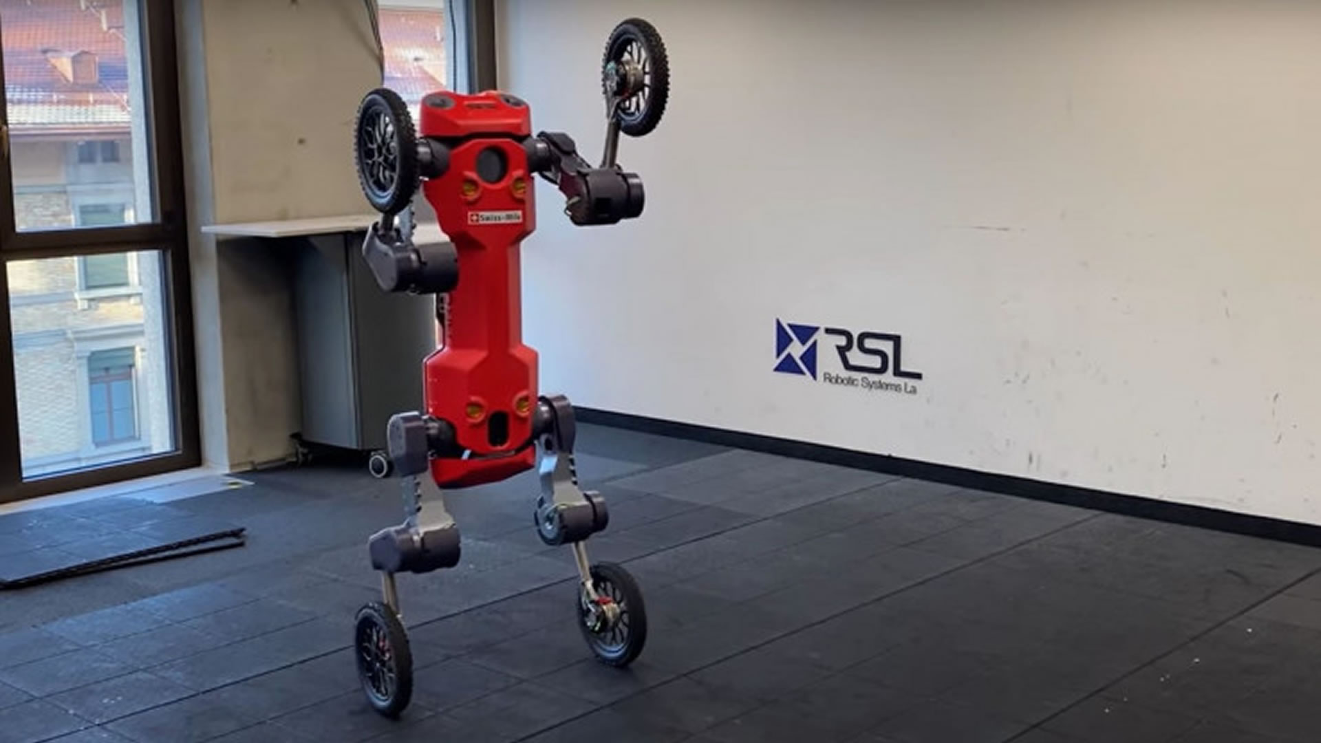A company's new robot can change from four wheel drive to bipedal in ...