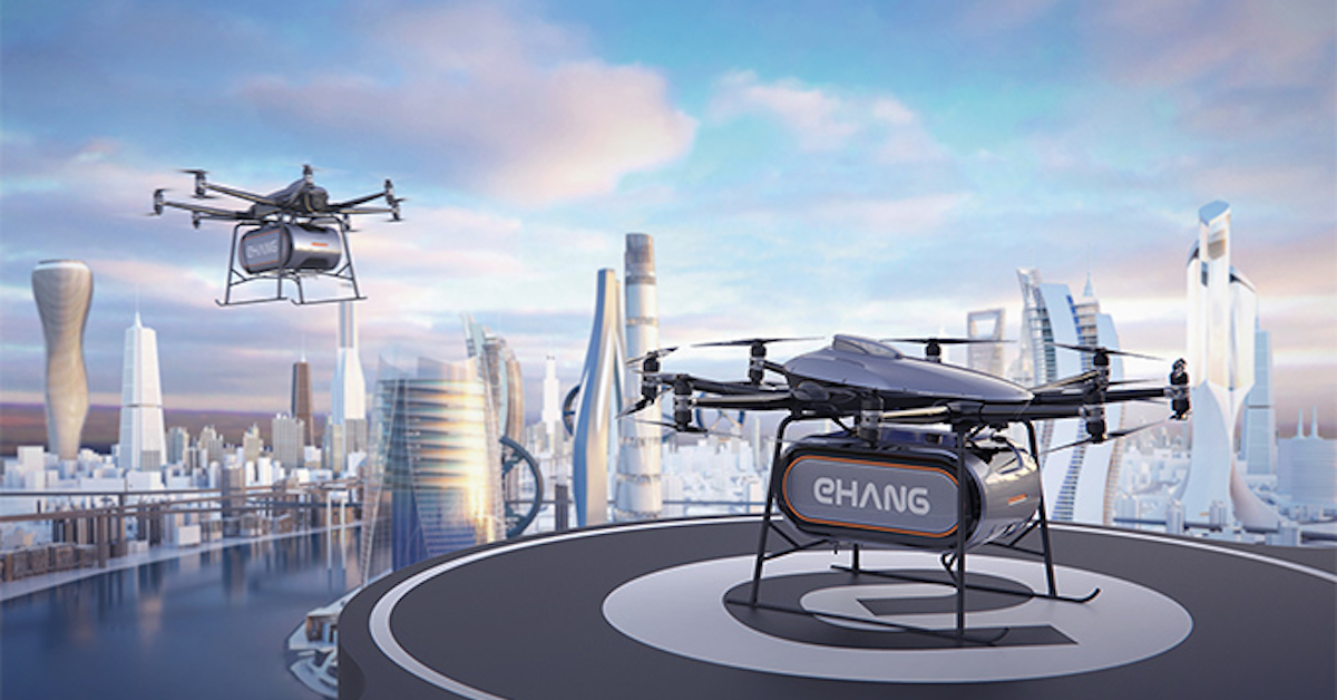 New Logistics Drone - With 440 Pound Payload Capacity | IE