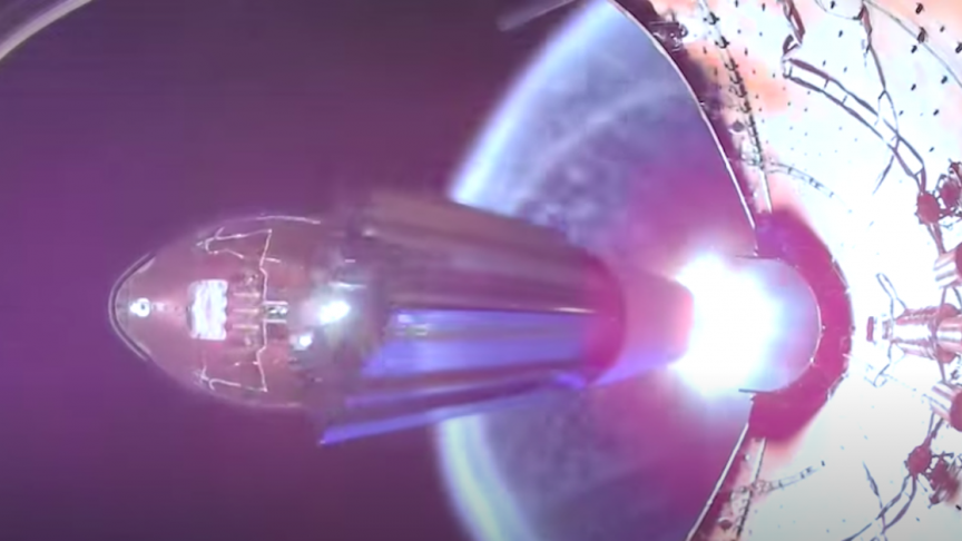 New Video by SpaceX Shows Rocket Nose Cone Popping Off in Space | FIRST ...