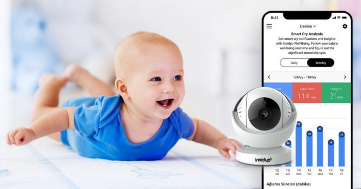 Smart Baby Monitor With App Invidyo A.I. Video Baby Monitor | 1080p ...