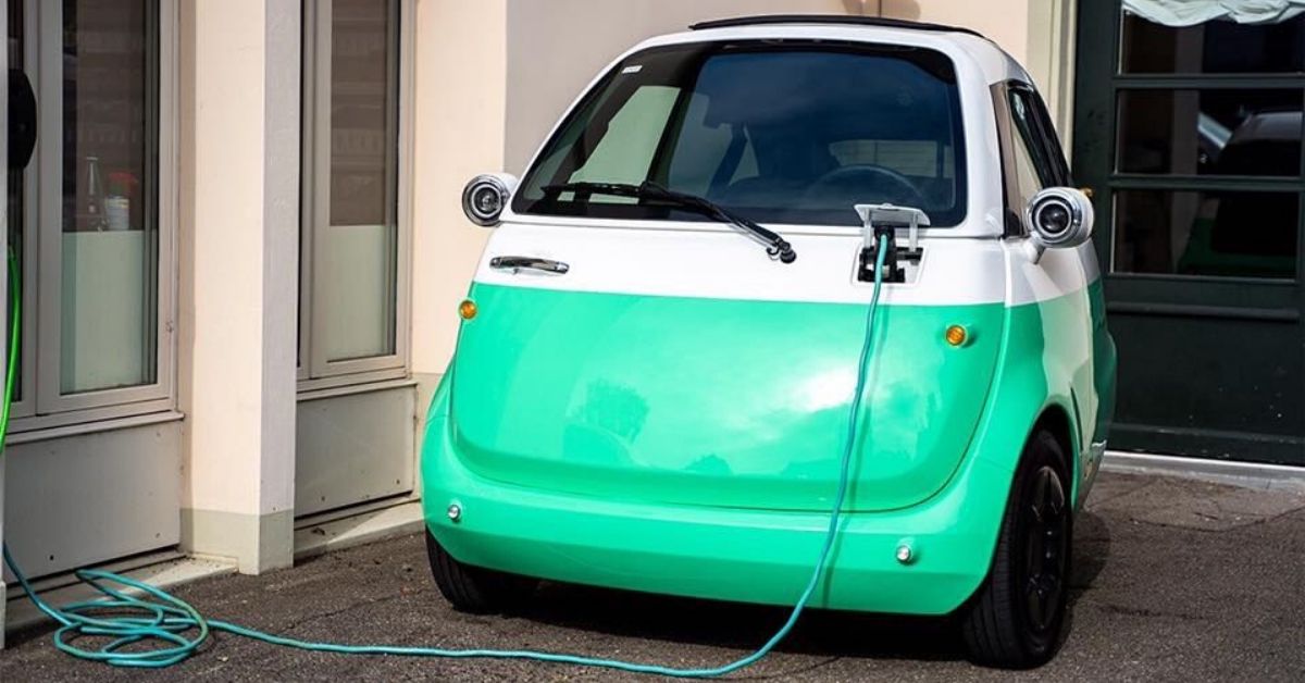 Swiss Company Designs Adorable Two-Seater Microlino Electric Car