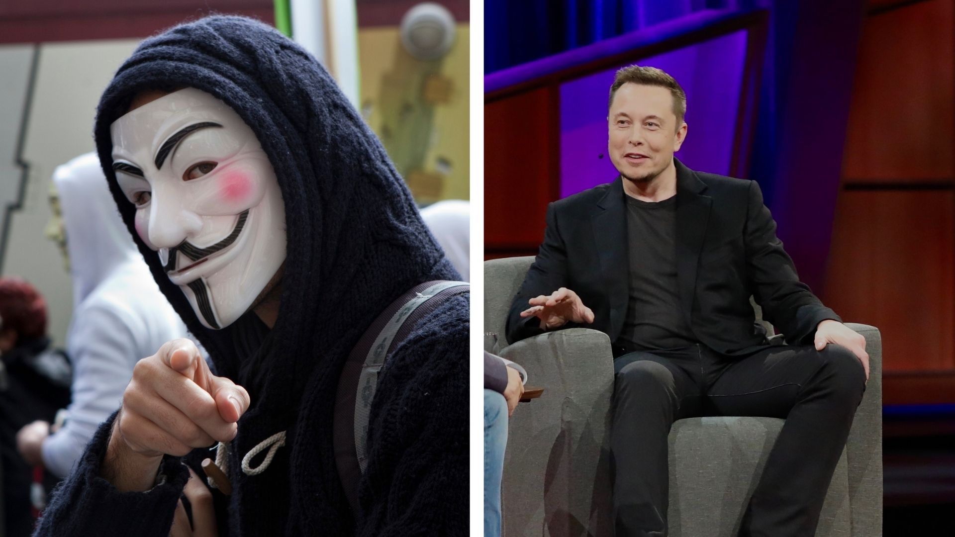 Anonymous Takes Aim at Elon Musk for 'Trying to Centralize Crypto' | IE