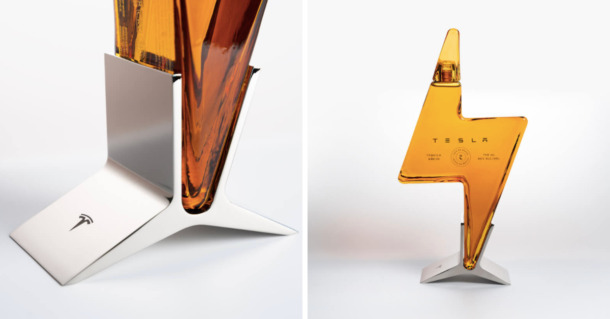 Tesla Launches ‘Teslaquila’ - Bolt-Shaped Bottle at $250 | IE