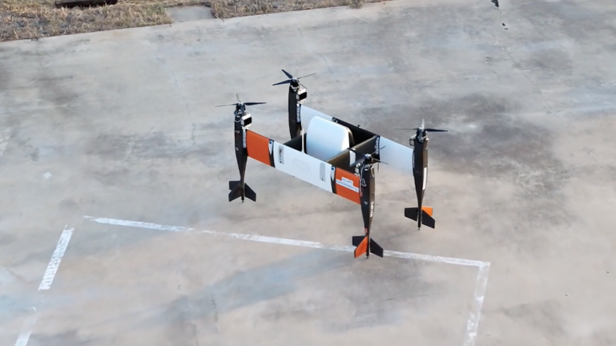 Watch an Enormous Autonomous Cargo Drone Complete Its First Flight