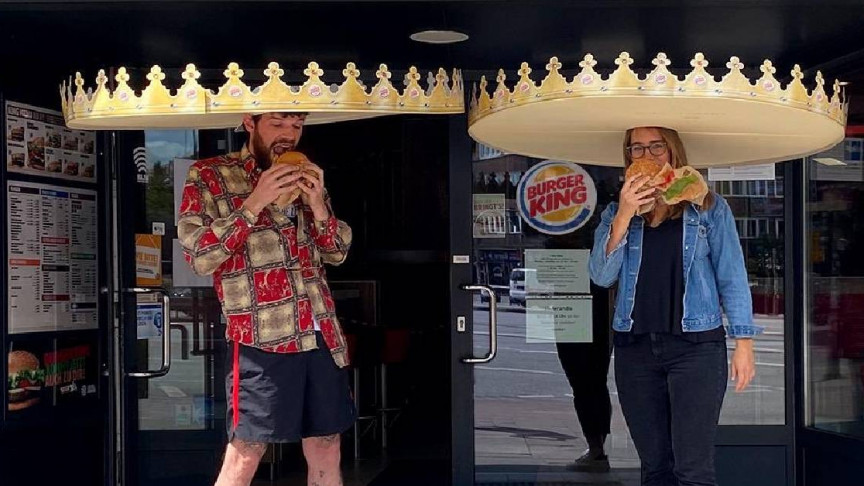 Burger King s New Social Distance Crowns Are Bound To Keep People Apart