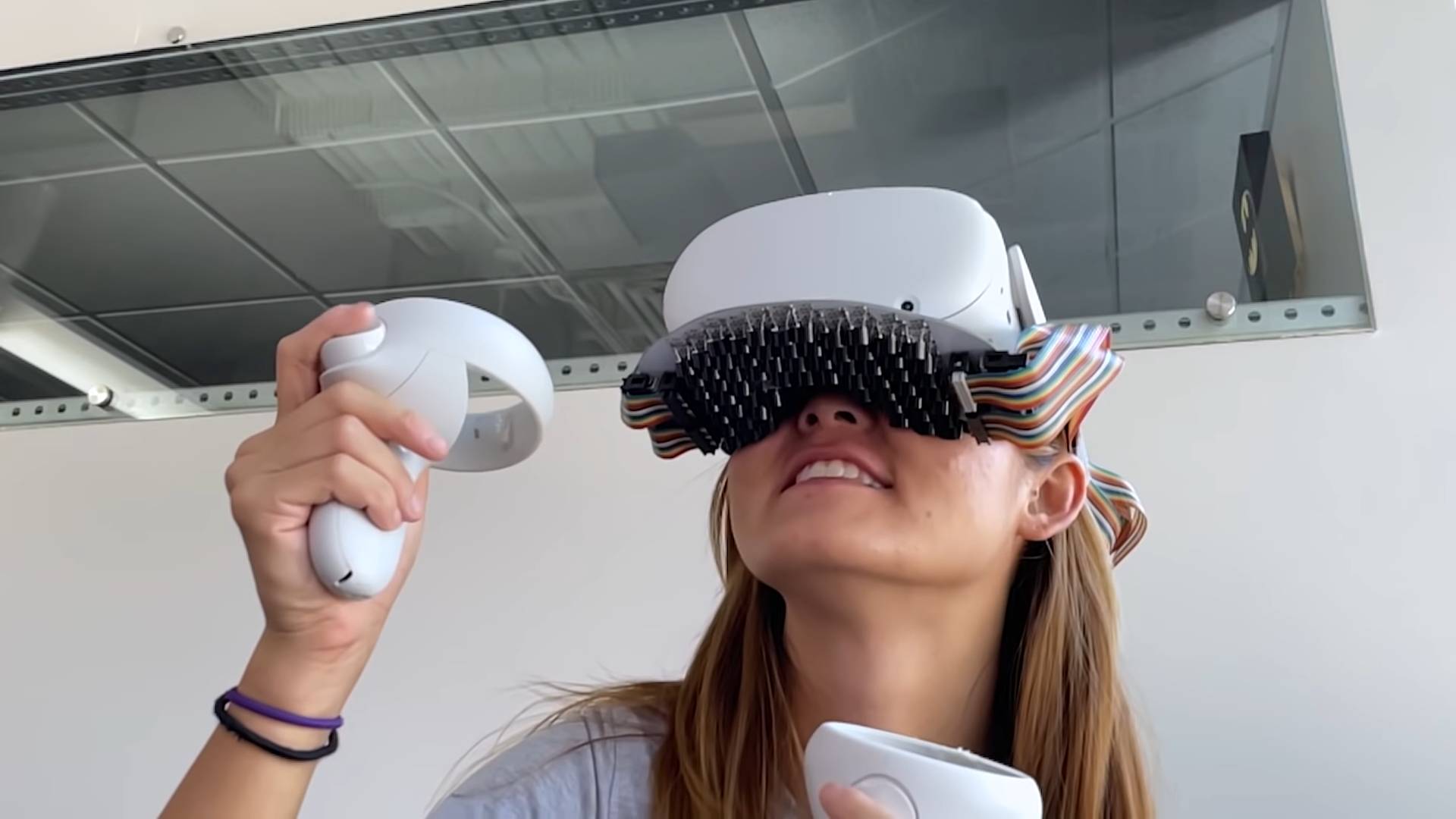 Virtual reality kissing is finally here. And it features real-time haptics