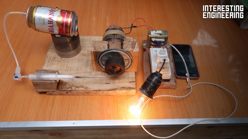 Here's how to make your own steam engine generator at home