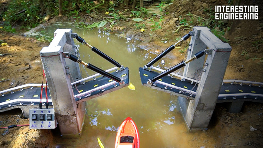 So bauen Sie Ihre eigene motorisierte Zugbrücke für Ihren Garten