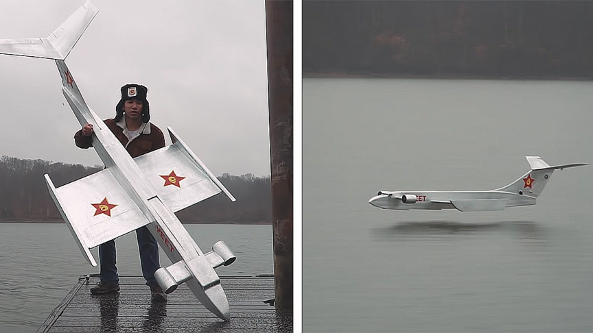 YouTuber Builds the Secret Russian Craft Ekranoplan, and It Can ...