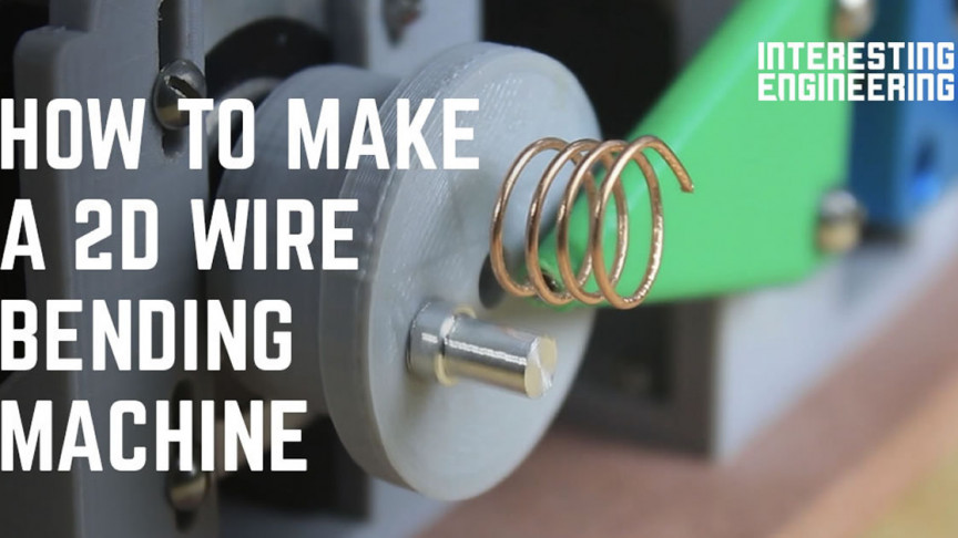 Test Your Arduino Skills with This DIY Wire Bending Machine